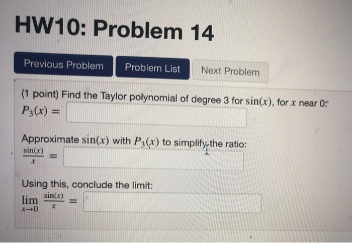 Solved HW10: Problem 14 Previous Problem Problem List Next | Chegg.com