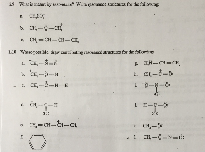 Solved What is meant by resonance? Write resonance | Chegg.com