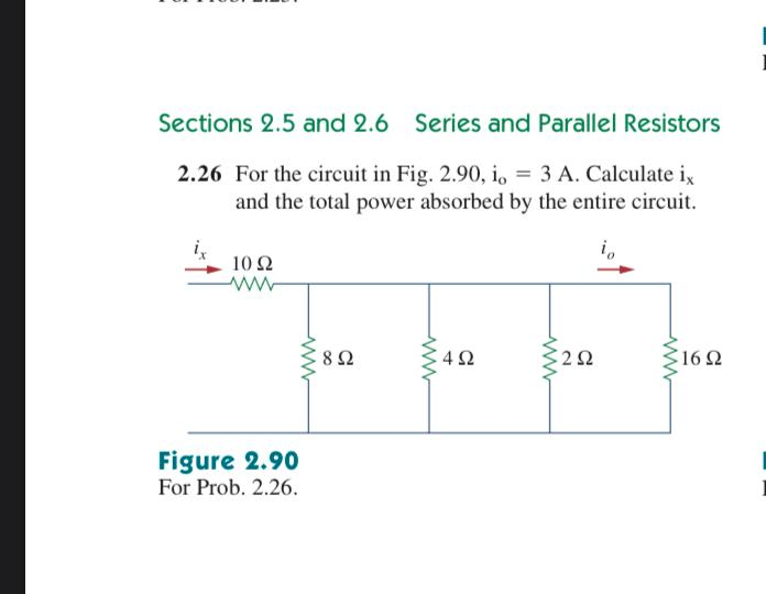 Solved Sections 2.5 and 2.6 Series and Parallel Resistors | Chegg.com