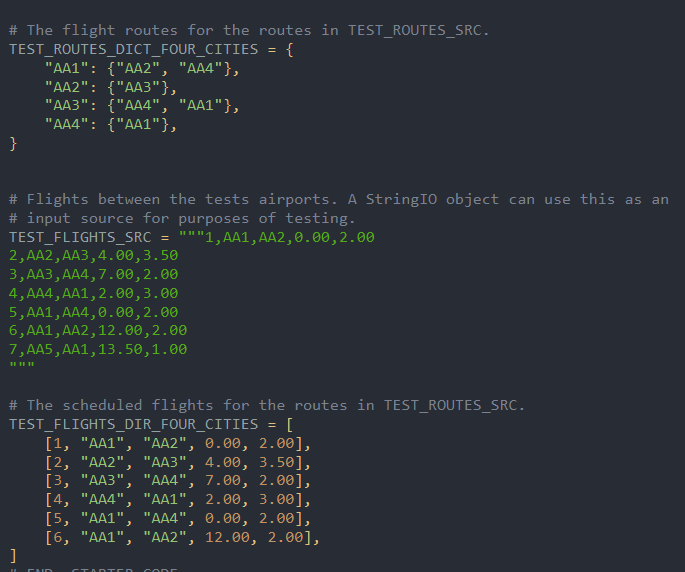 Solved FLIGHT_DATA_INDEXES ={ "Flight ID": θ, "Source | Chegg.com