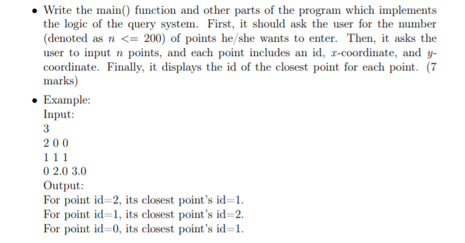 Solved 2 Coding Questions 1. Implement distance query among | Chegg.com
