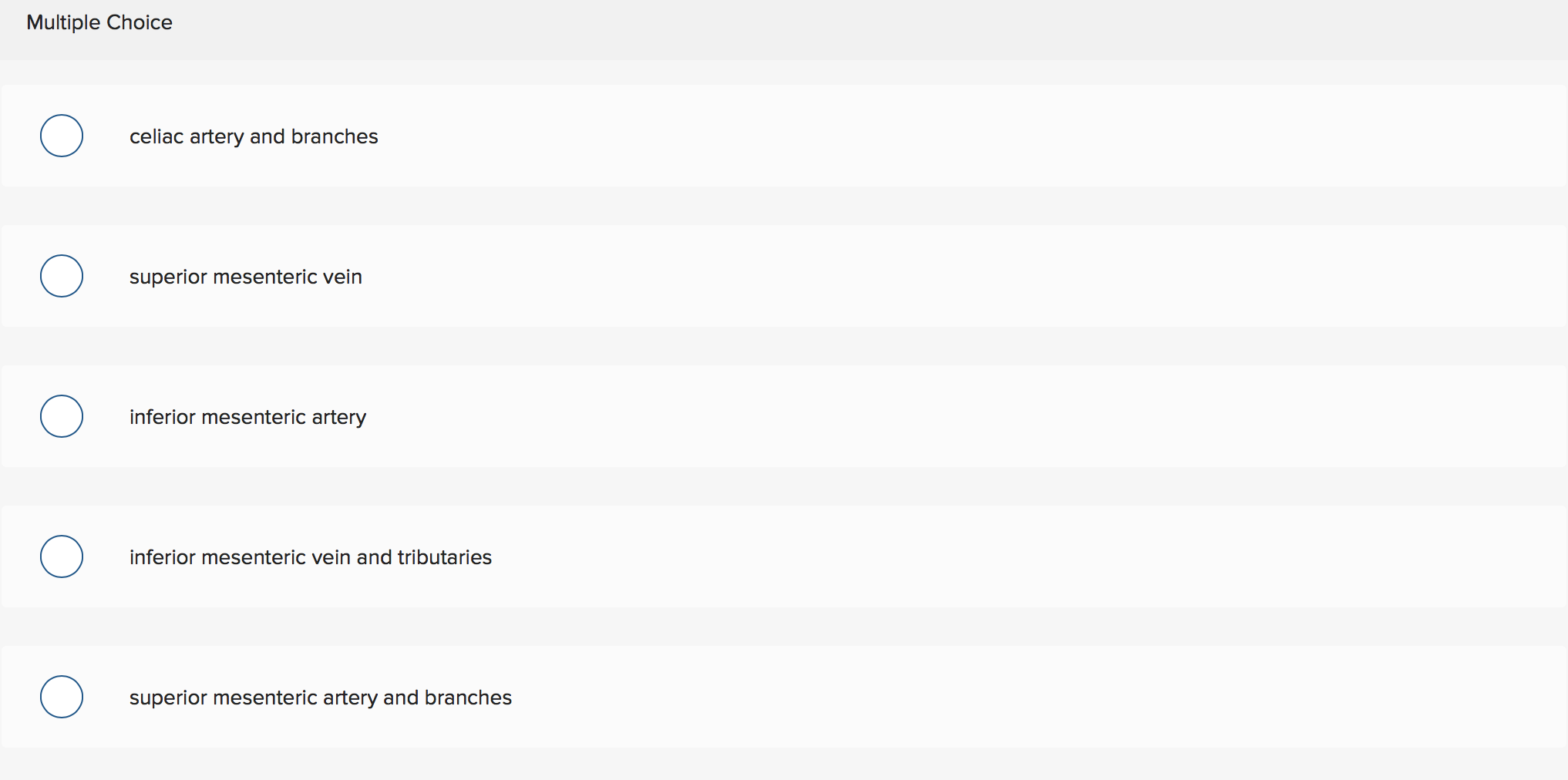 Solved Which structure is highlighted? Multiple Choice | Chegg.com