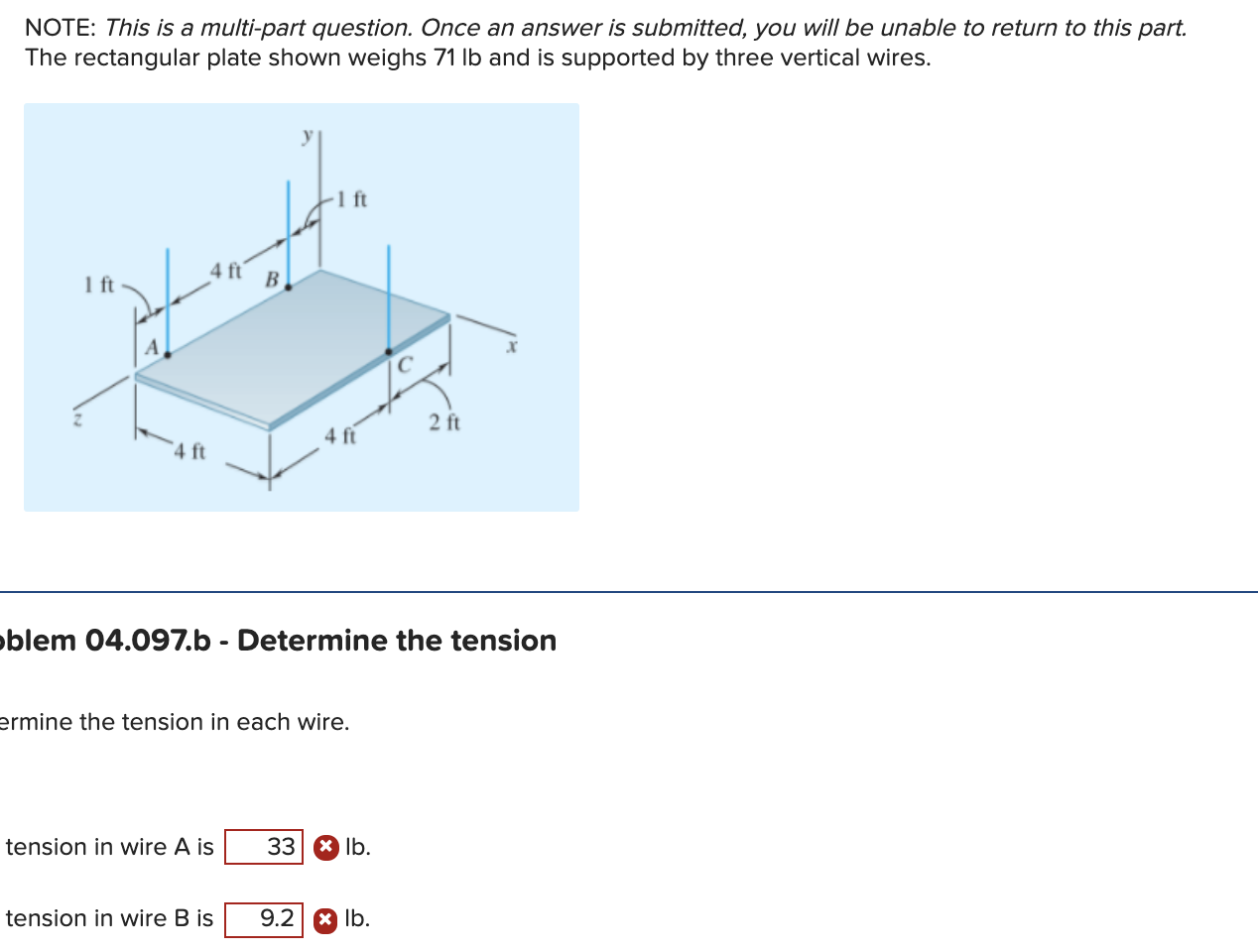 Solved NOTE: This is a multi-part question. Once an answer | Chegg.com