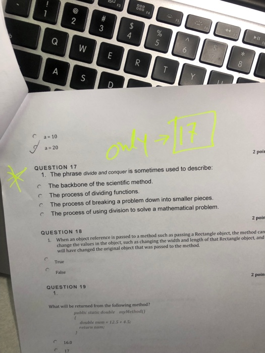 Solved Question 21 Look At The Following Declaration 1 Enum