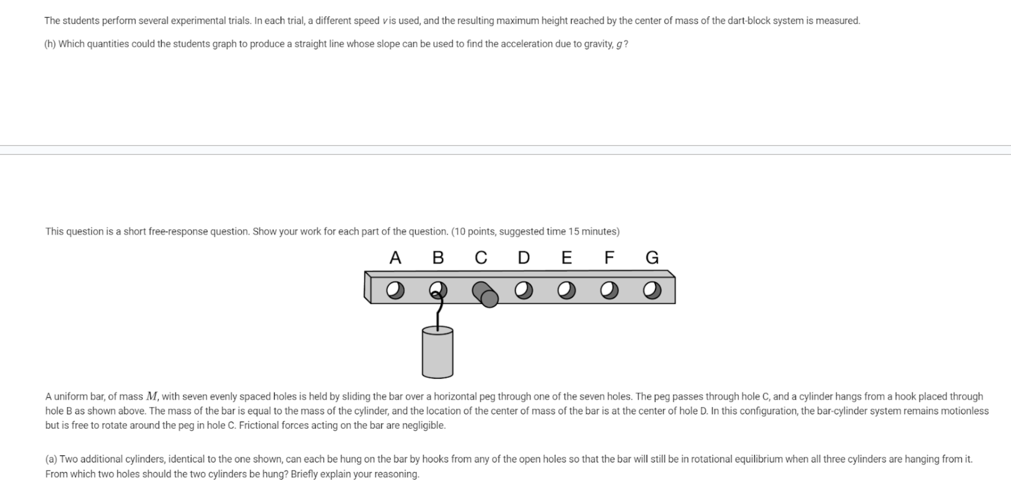 dart's mass md reasoning. or manipulating equations. | Chegg.com