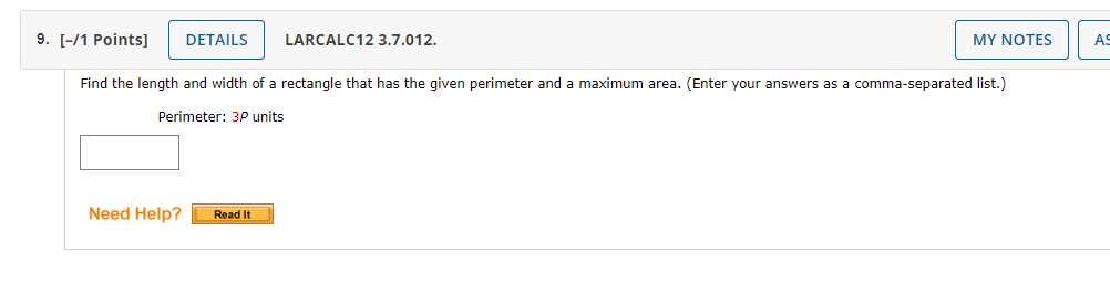 Solved -/1 Points] LARCALC12 3.7.012. Find the length and | Chegg.com