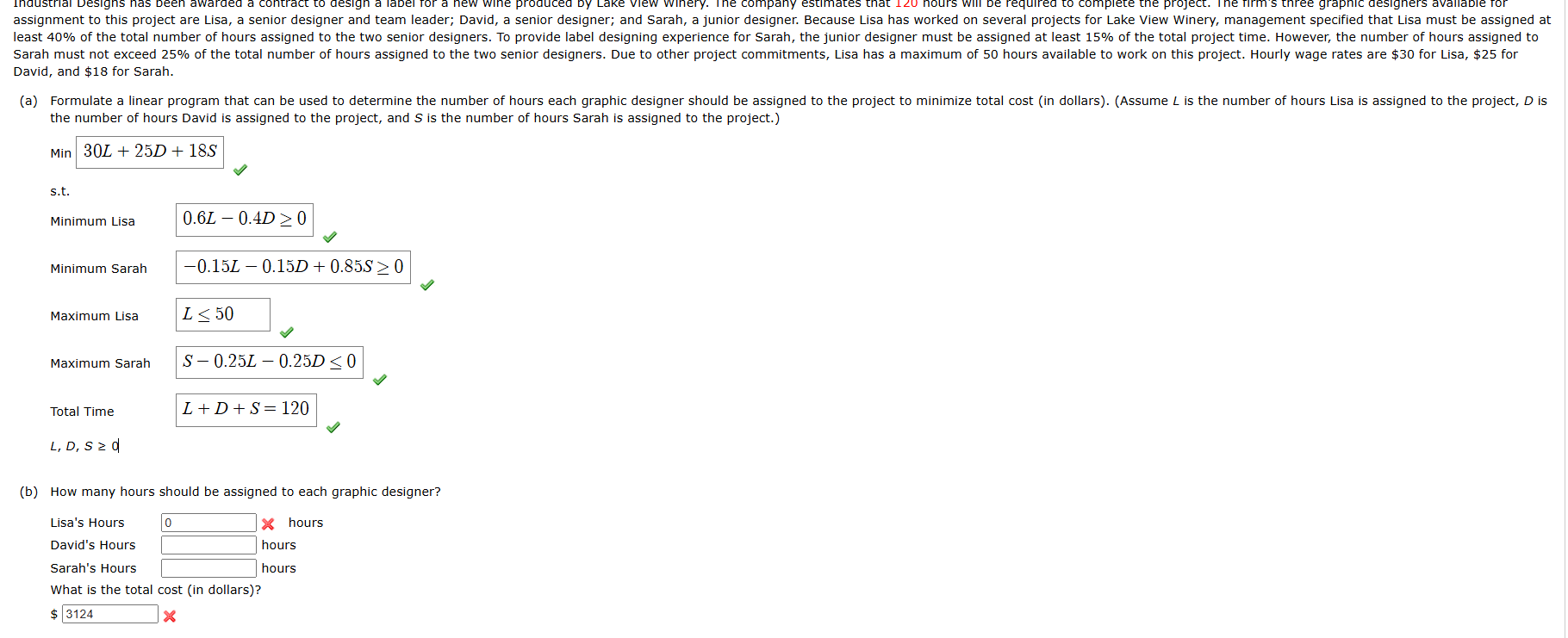 Solved I need help with Part B. ﻿Can you show your work in | Chegg.com