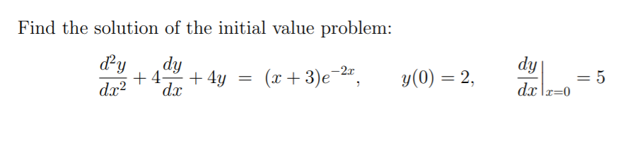 Solved Find the general solution of the ordinary | Chegg.com