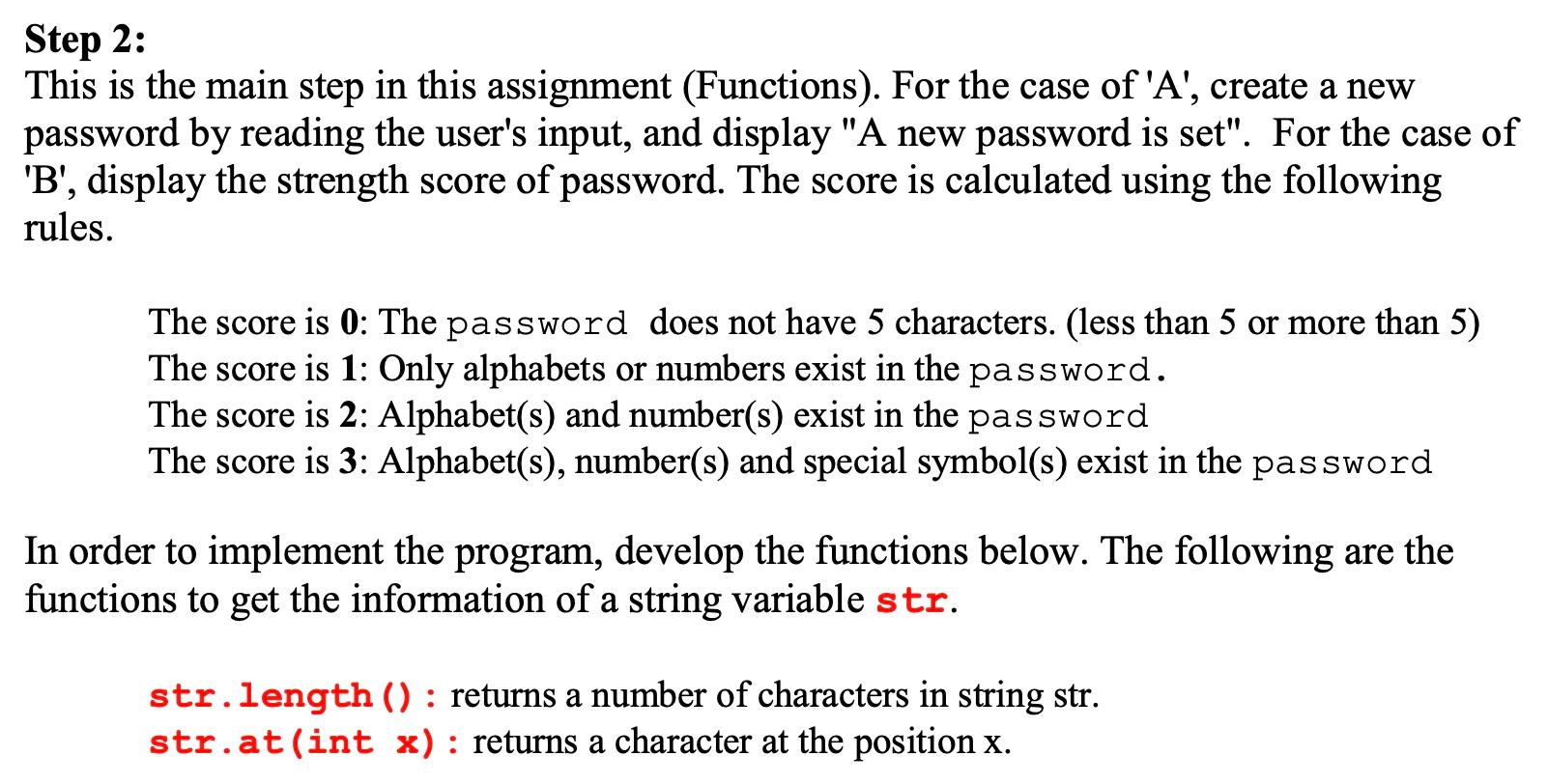 Solved Step 1: Write a program to read the user input | Chegg.com