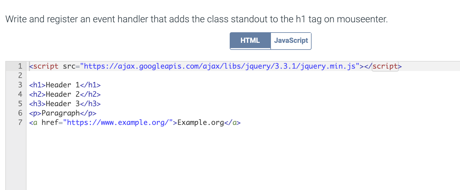 Solved Write And Register An Event Handler That Adds The Chegg