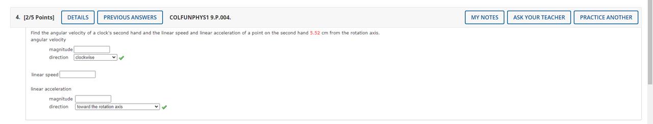 Solved Find the angular velocity of a clock's second hand | Chegg.com