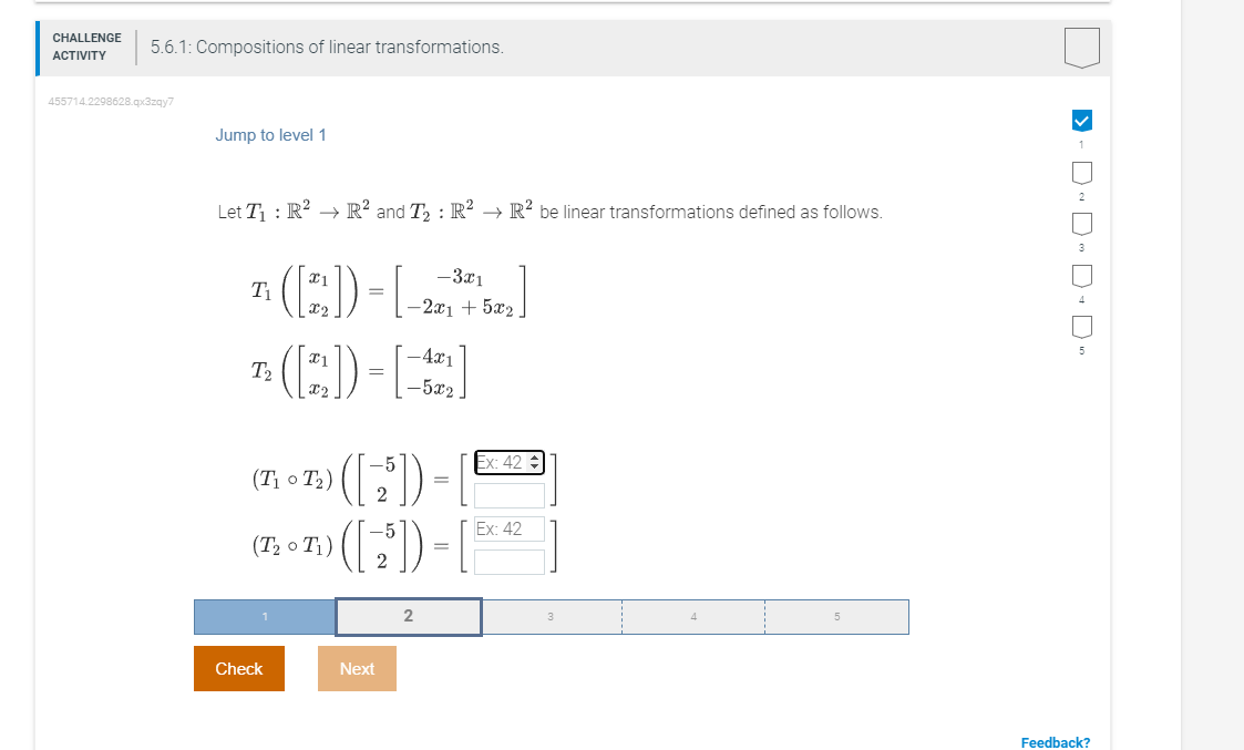Solved Jump to level 1 Let T1:R2→R2 and T2:R2→R2 be linear | Chegg.com