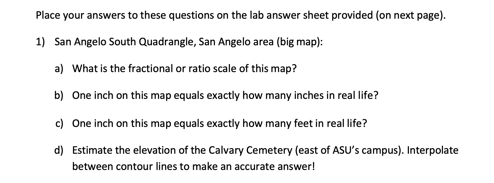 Solved Place your answers to these questions on the lab | Chegg.com