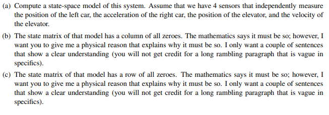 Solved Consider a standard 2-mass 3-spring system, in which | Chegg.com