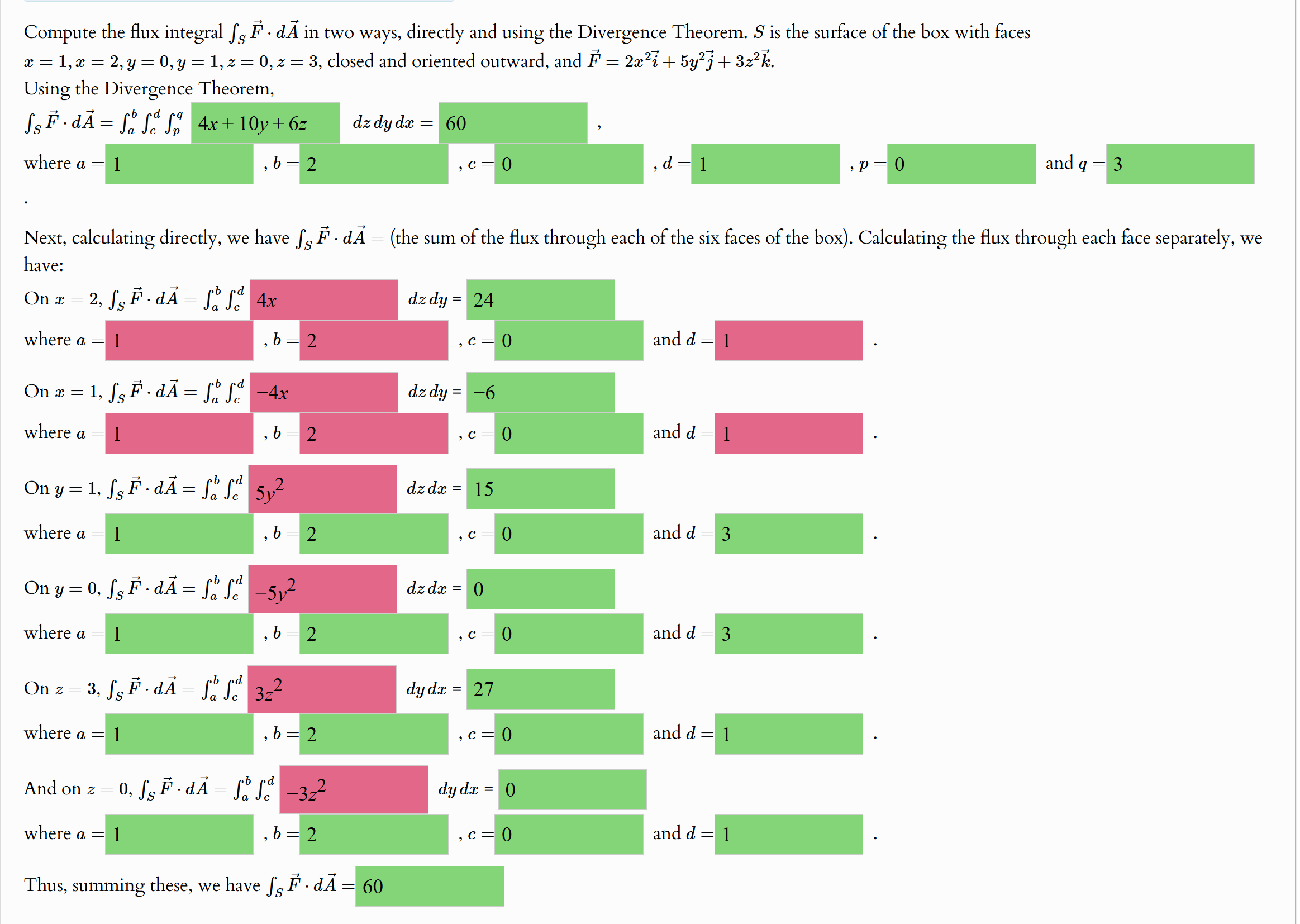 Solved Compute the flux integral ∫S﻿vec(F)*dvec(A) in ﻿two | Chegg.com