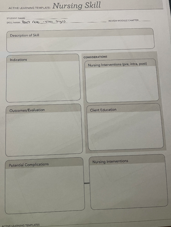 Solved ACTIVE LEARNING TEMPLATE: Nursing Skill STUDENT NAME | Chegg.com