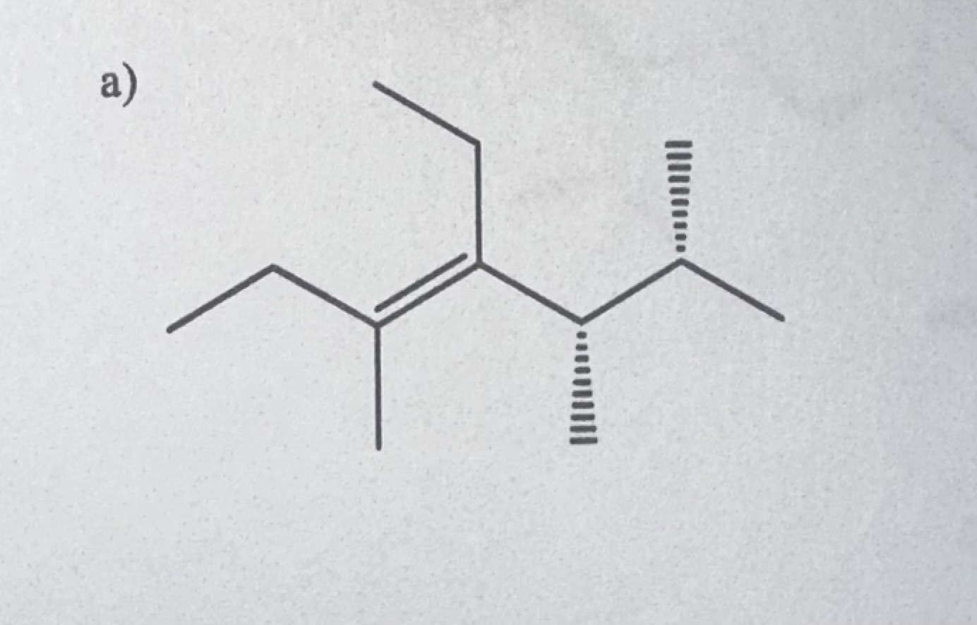 Solved Provide the IUPAC name for the following structure | Chegg.com