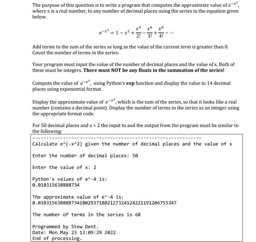 Solved The purpose of this question is to write a program | Chegg.com