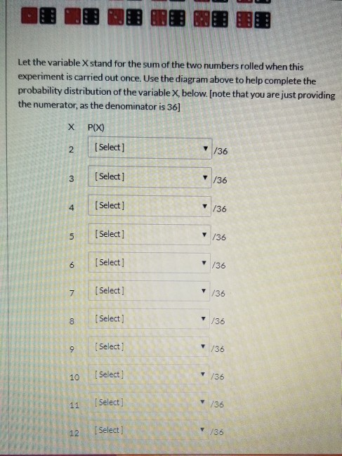 Solved In the experiment that consists of rolling two fair | Chegg.com