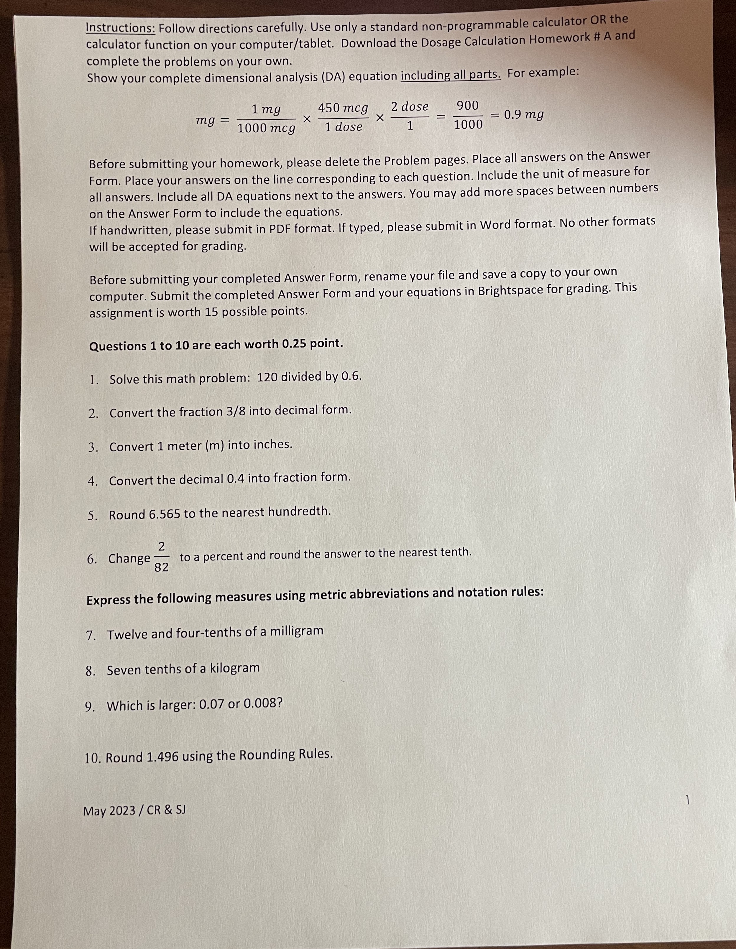 Solved Instructions: Follow directions carefully. Use only a | Chegg.com