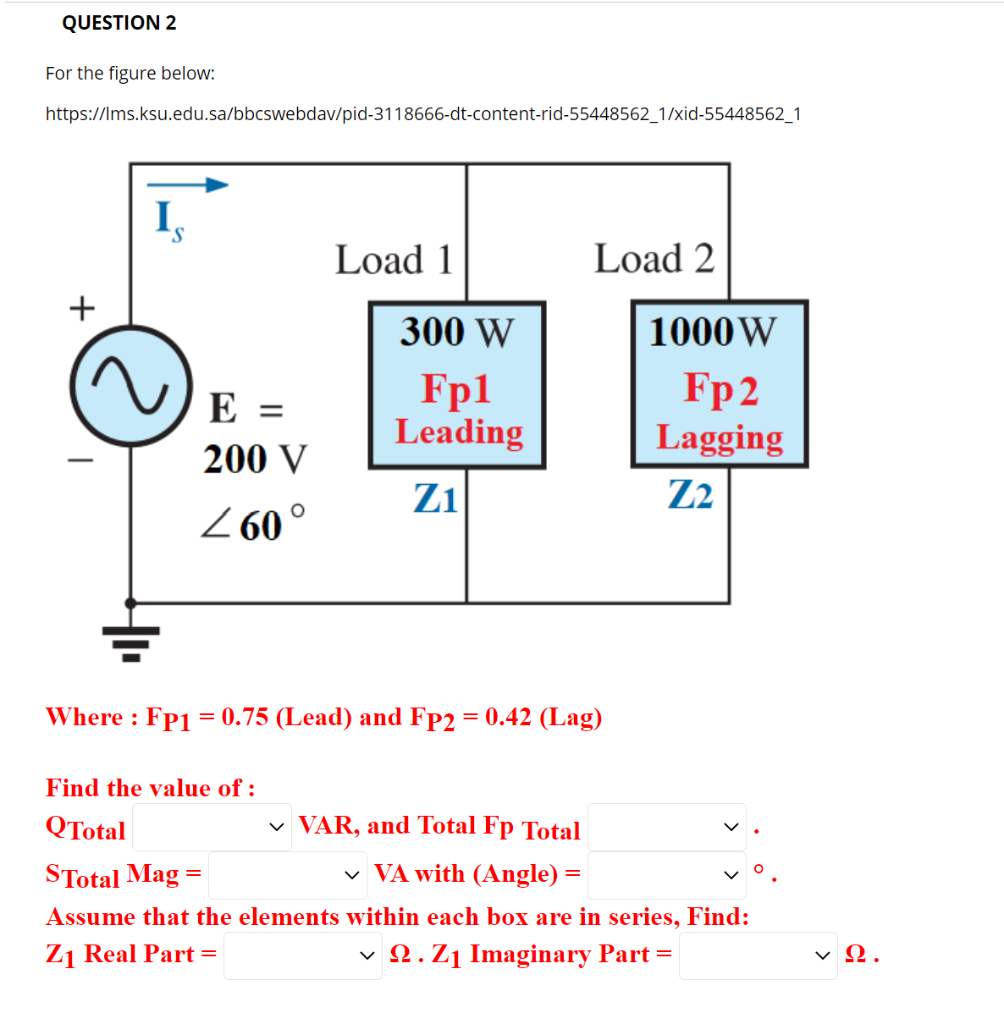 Solved QUESTION 1 For the figure below: | Chegg.com