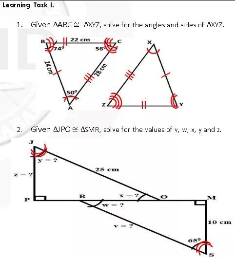Solved Solve for the measure of the unknown parts of the | Chegg.com