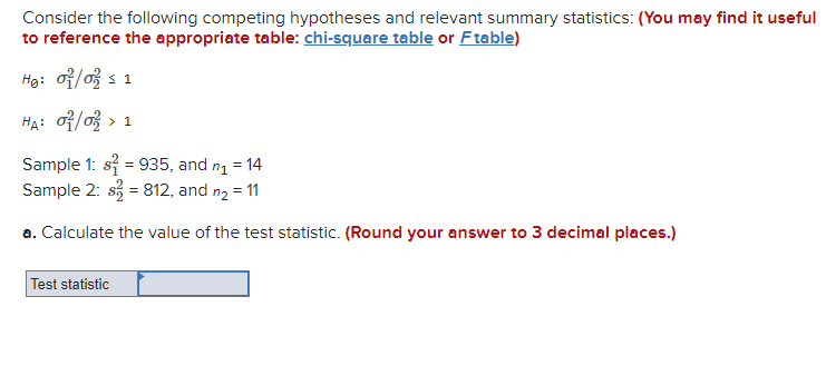 Solved Consider the following competing hypotheses and | Chegg.com