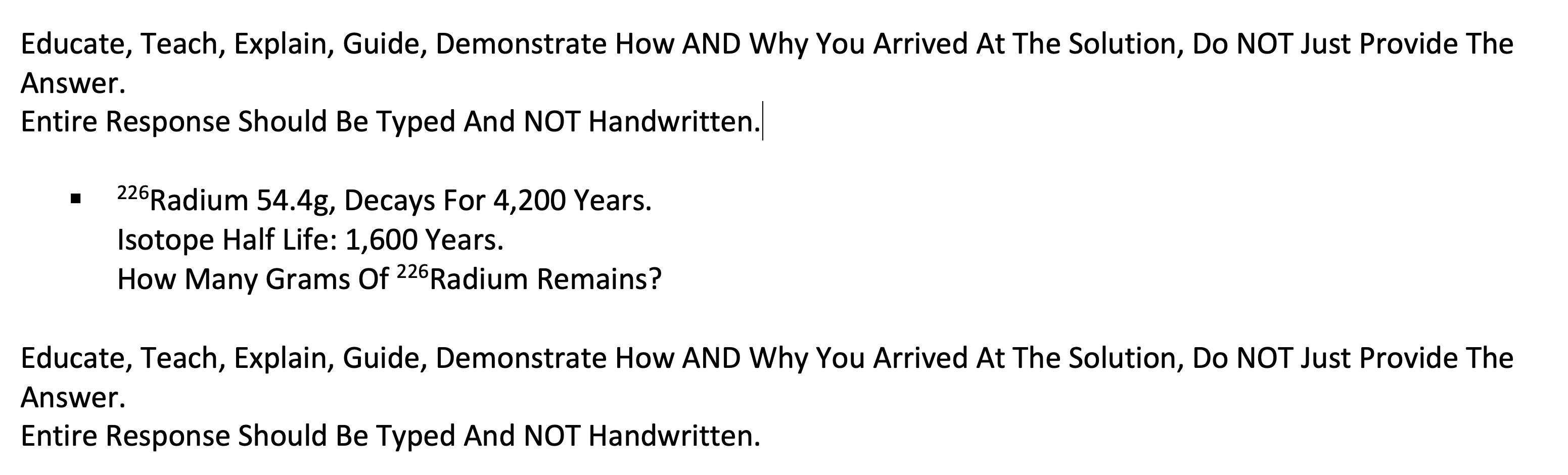 Solved Educate, Teach, Explain, Guide, Demonstrate How AND | Chegg.com
