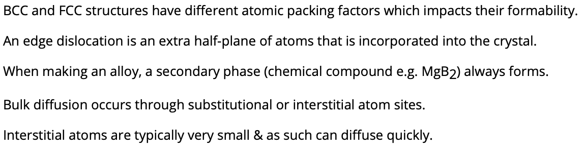 Solved BCC and FCC structures have different atomic packing | Chegg.com