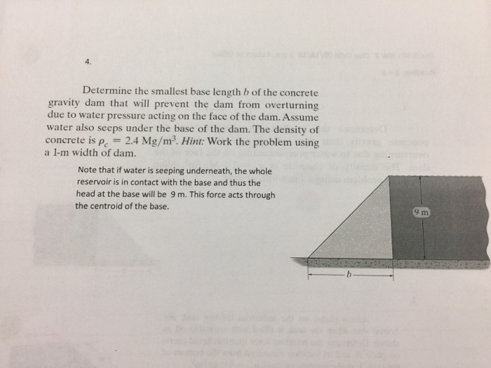 Solved 4. Determine the smallest base length b of the | Chegg.com