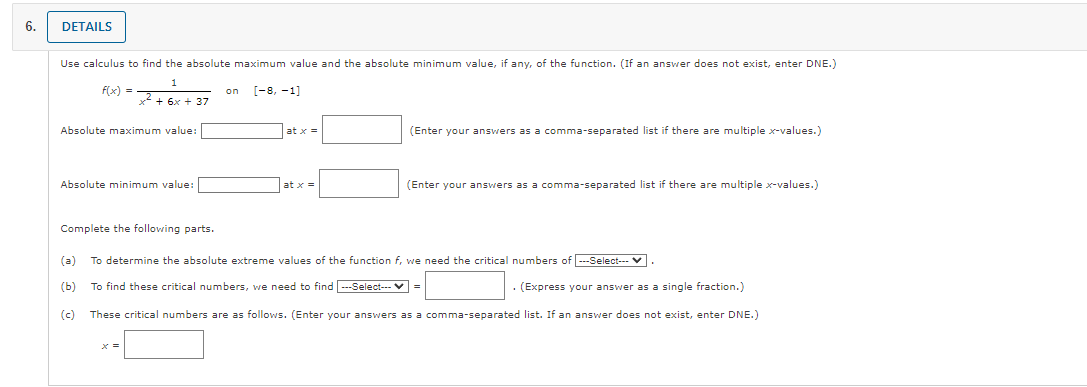 Solved Use calculus to find the absolute maximum value and | Chegg.com