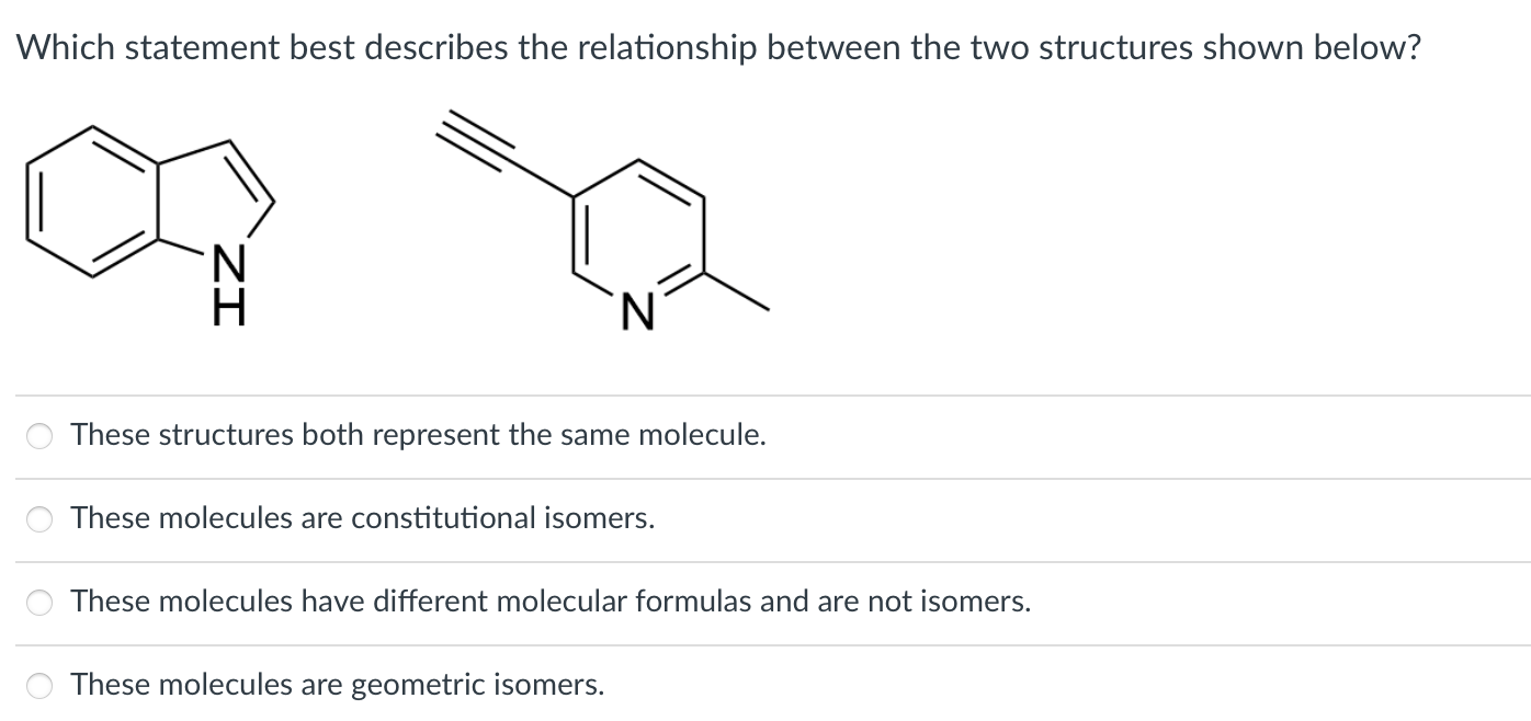 Solved Which statement best describes the relationship | Chegg.com