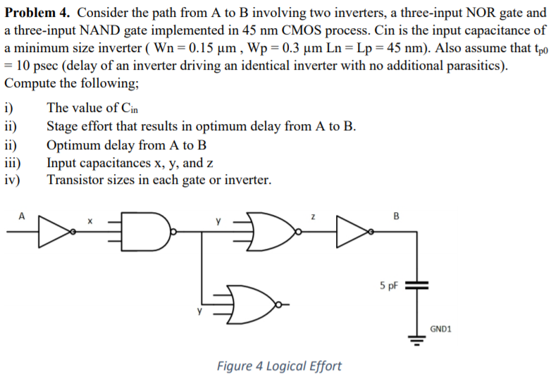 Solved Problem 4. Consider the path from A to B involving | Chegg.com