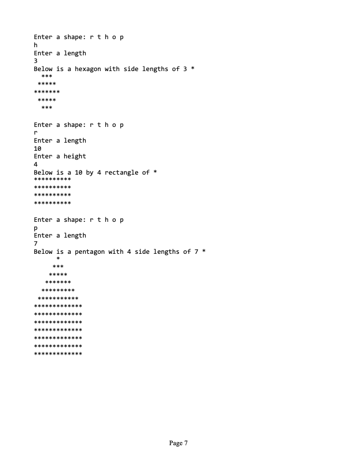 Solved Enter a shape: rt∘p Z Invalid shape Goodbye! Enter a | Chegg.com
