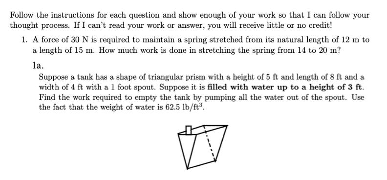 Solved Follow the instructions for each question and show | Chegg.com