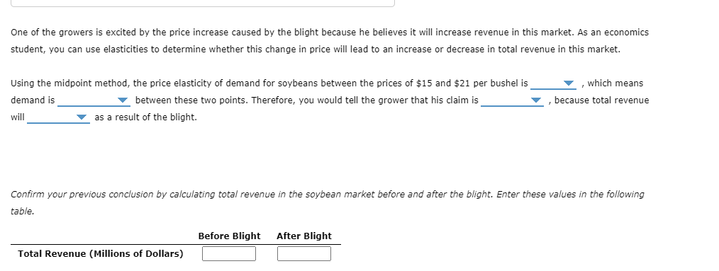 Solved Consider the market for soybeans. The following graph | Chegg.com Solved Consider the market for soybeans. The following graph | Chegg.com