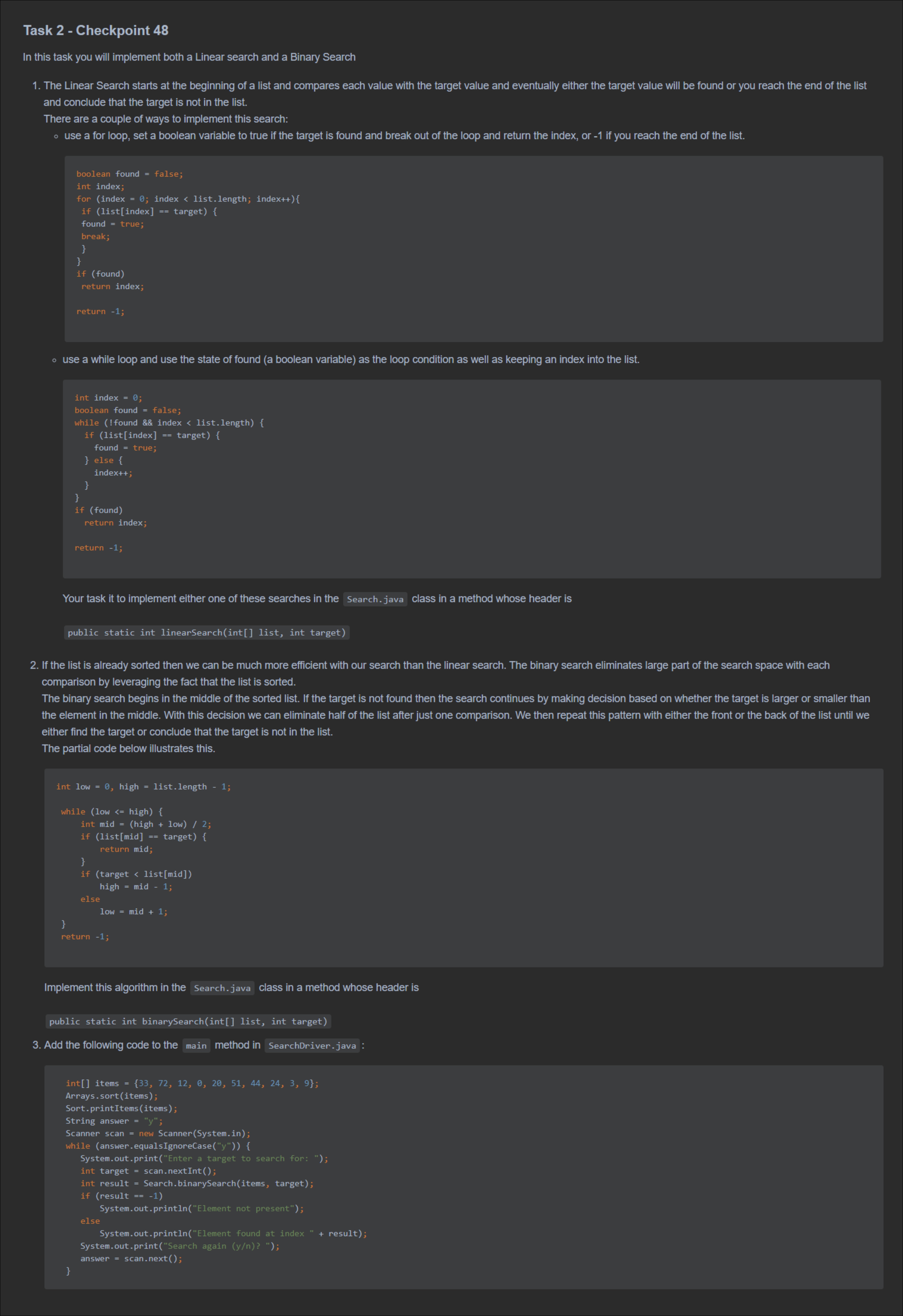 Solved Task 1 - Checkpoint 47 This checkpoint concerns | Chegg.com
