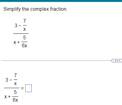 Solved Simplify the complex fraction. 2+724+75Simplify the | Chegg.com