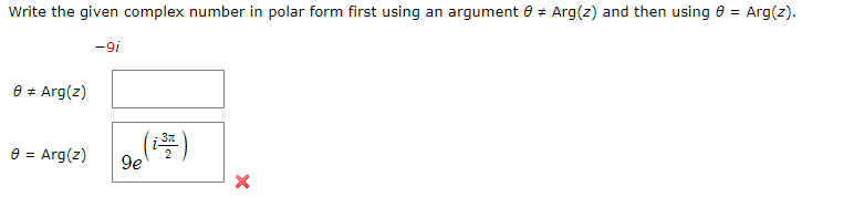 Solved Write the given complex number polar form first using | Chegg.com