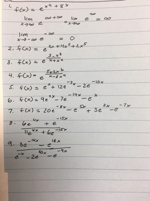 Solved Find the limit when x approaches negative and | Chegg.com