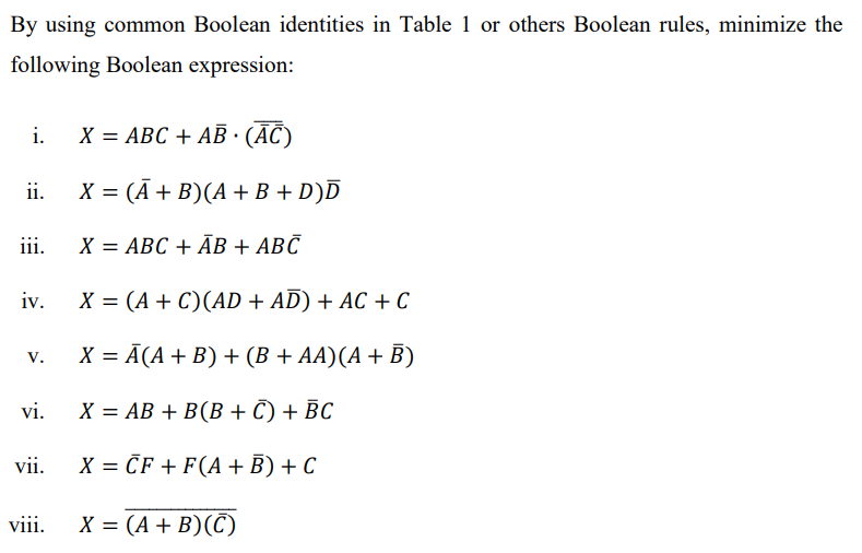 Solved Identity Name x= x Law of the double complement | Chegg.com