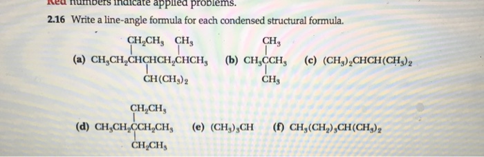 Solved Write a line-angle formula for each condensed | Chegg.com