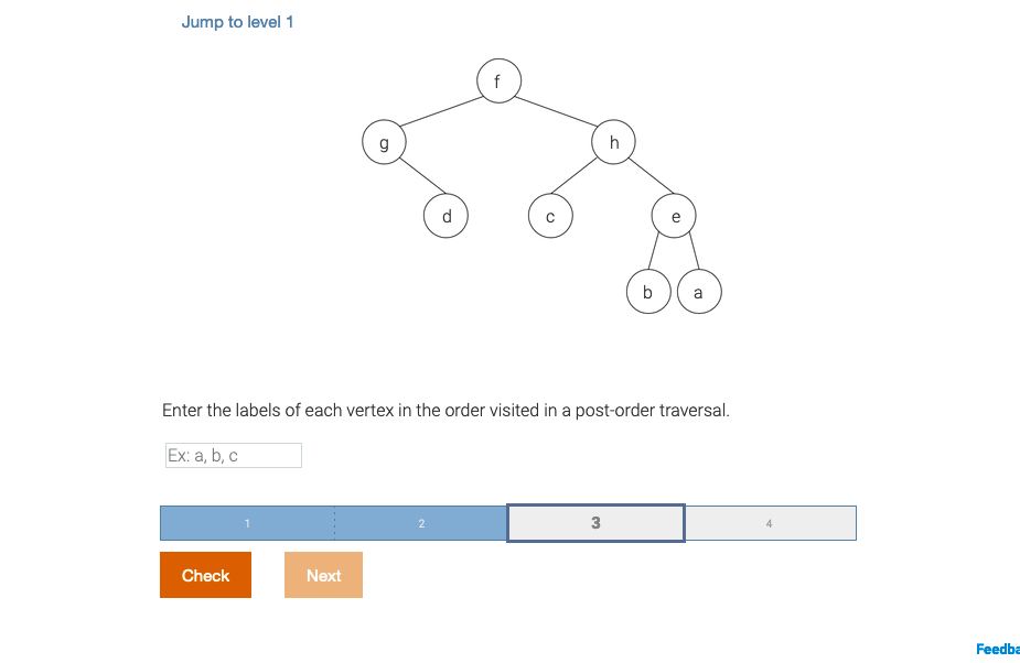 Solved Jump to level 1 Enter the labels of each vertex in | Chegg.com