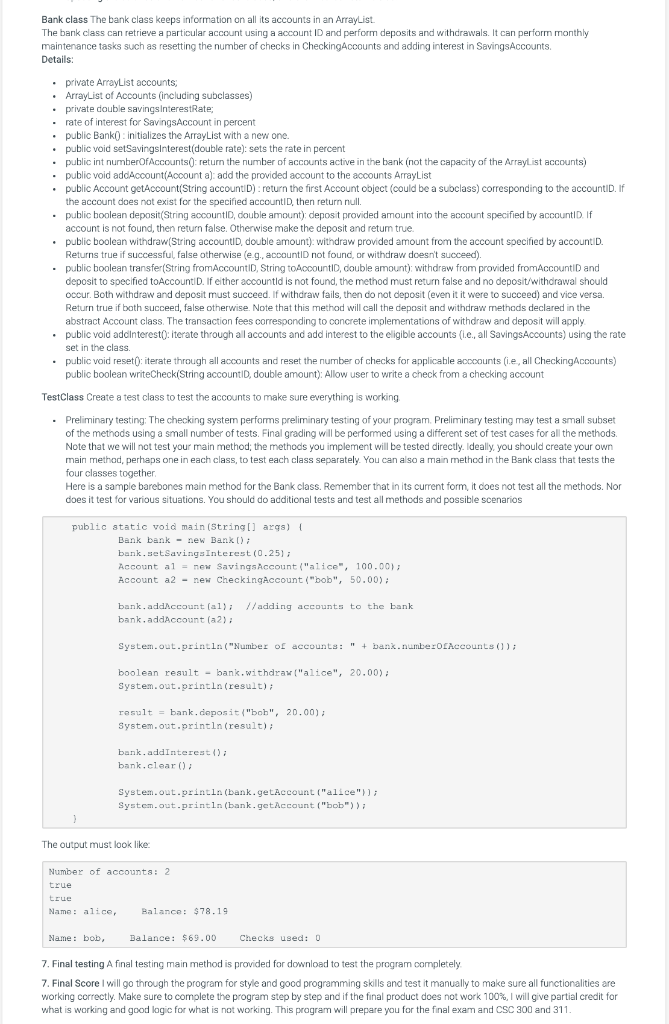 Solved Hi! I need help with having the same output as shown | Chegg.com