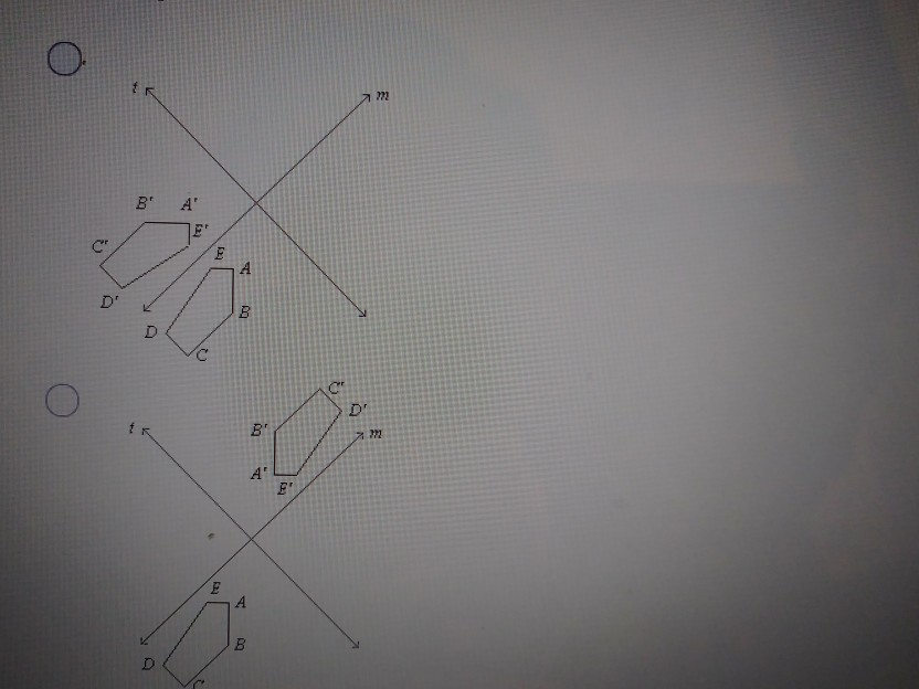 Solved Question 1 (5 points) Copy each figure. Use a | Chegg.com