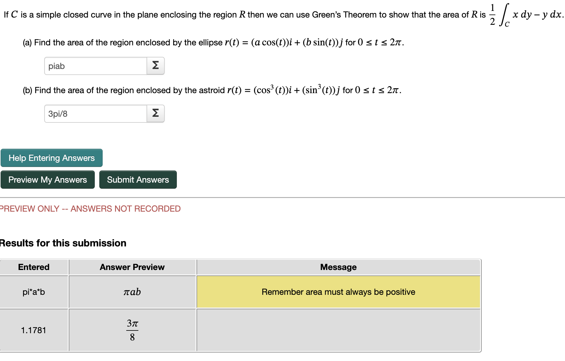 Solved If C is a simple closed curve in the plane enclosing | Chegg.com