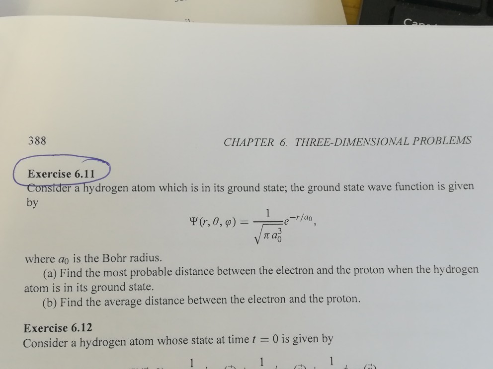Solved Exercise 5.11 Consider the wave function (a) Write | Chegg.com