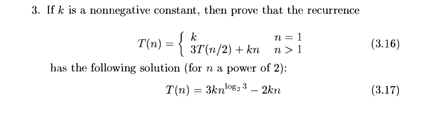 Solved 3 . If k is a nonnegative constant, then prove that | Chegg.com