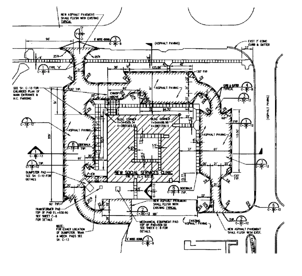 NEW ASPHALT PAVEMENT SMALL FLUSH WIN EXISTING TEXCAL | Chegg.com