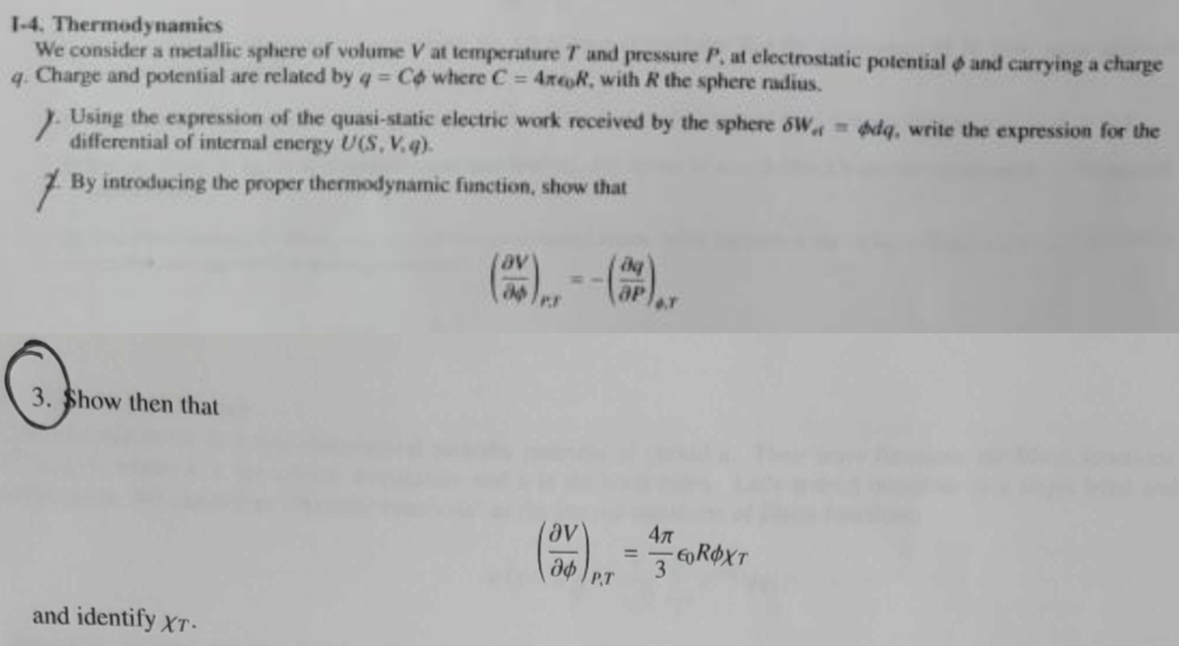 Please answer all 3 ﻿parts of the Thermodynamics | Chegg.com